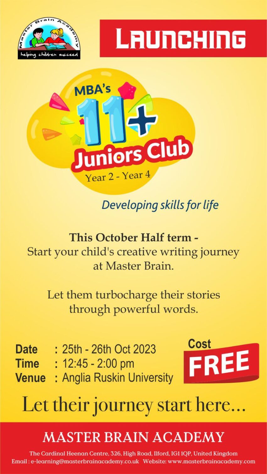 Chelmsford – Master Brain Academy